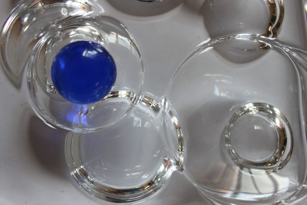 Crystal bubble sculpture by Daum Nancy | Century Soup