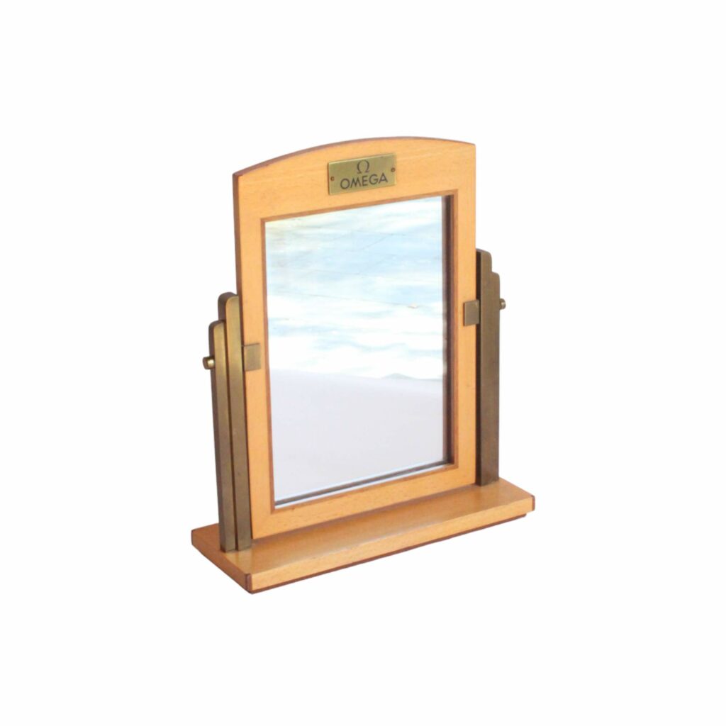 Omega Watch Boutique Mirror Switzerland 1940s | Century Soup